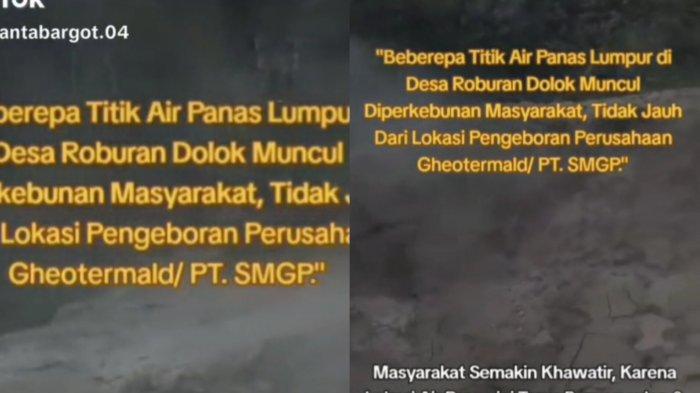 Soroti Fenomena Semburan Lumpur Panas di Madina, Pengamat : Gejala ...