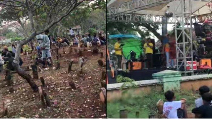 Dikira Melayat, Ternyata Puluhan Warga Ramai Padati Kuburan demi Nonton ...