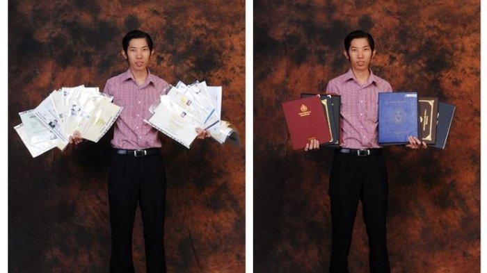Sosok Welin Kusuma, 45 Kali Wisuda dengan Beragam Gelar Sarjana Hingga dapat Rekor MURI - Tribun ...