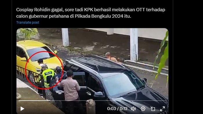 Apa Motif Cagub Petahana Bengkulu Rohidin Mersyah Menyamar Pakai Dinas ...