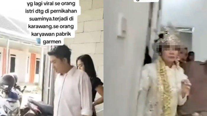 Viral Diduga Istri Mengamuk Suami Nikah Lagi, Sengaja Datang ke Acara, Ngakunya Kerja Luar Kota ...