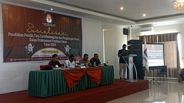 Sosialisasi Pemungutan dan Penghitungan Suara, Kabag Ops Polres Samosir ...