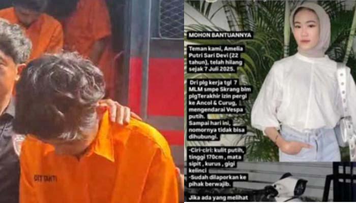 ISI Chat Pelaku ke Amelia Putri Sari Devi Sebelum Dibunuh, Ngaku Mau ...