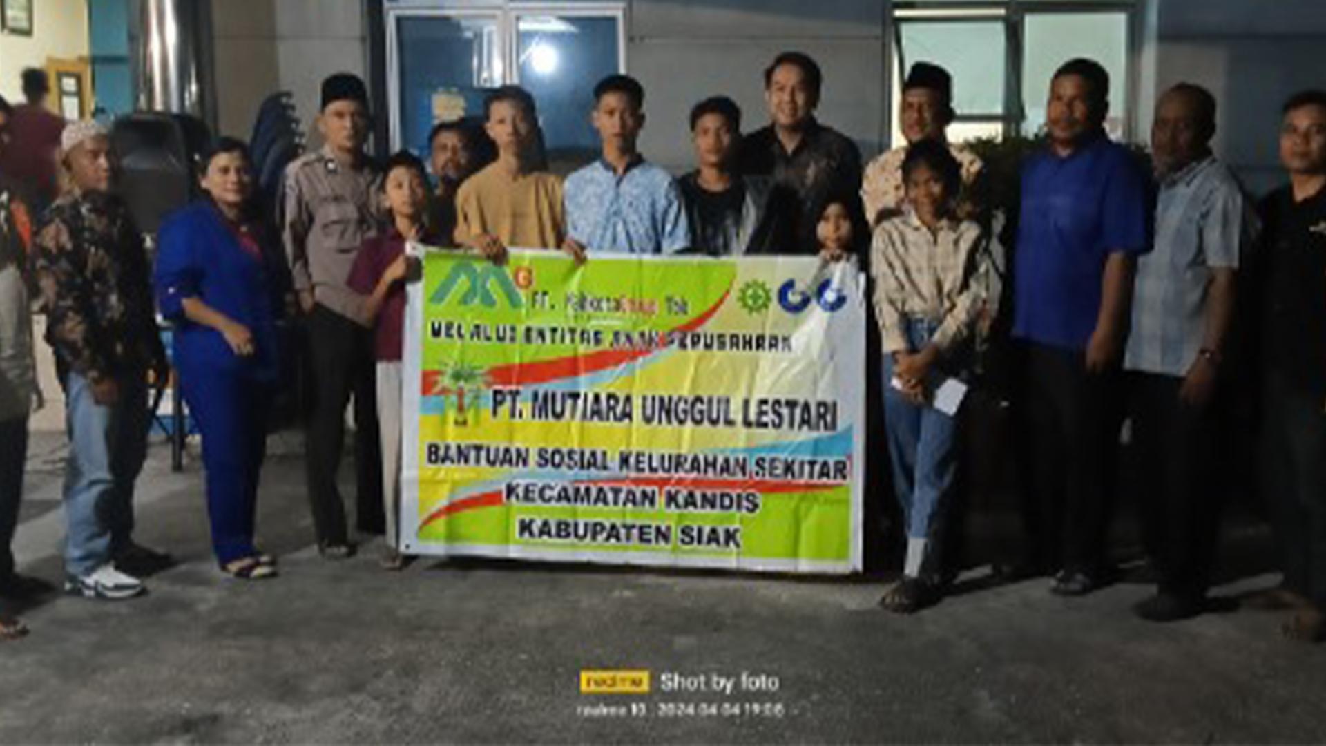 PT Mutiara Unggul Lestari Gelar Buka Bersama Masyarakat Sekitar ...