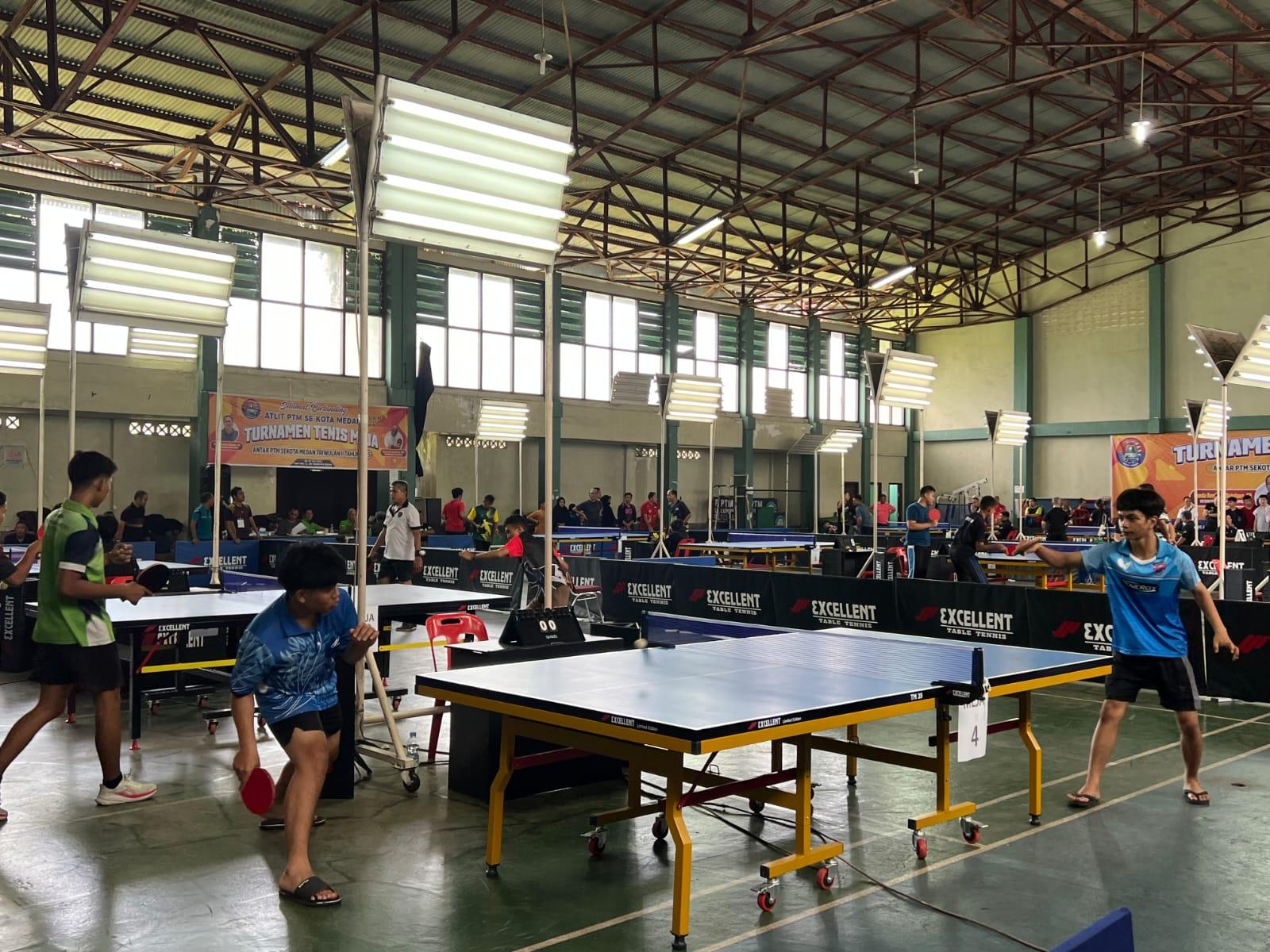 368 Atlet Ikuti Turnamen Tenis Meja antar PTM se-Kota Resmi Dibuka ...