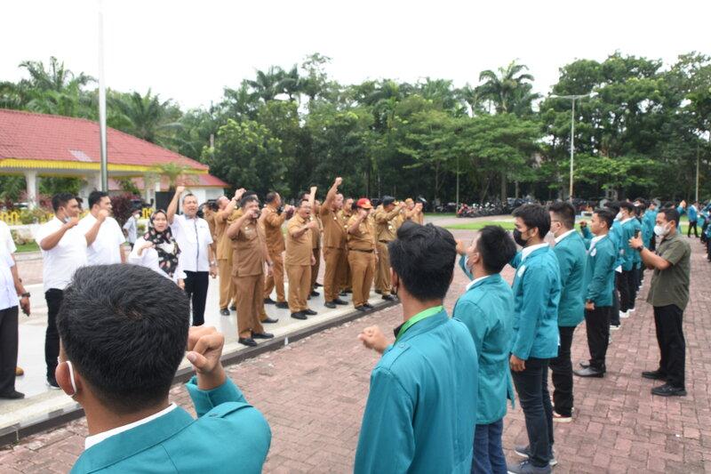 Sekda Darwin Zein Terima 1.418 Mahasiswa UNIMED, yang Akan Lakukan KKN ...