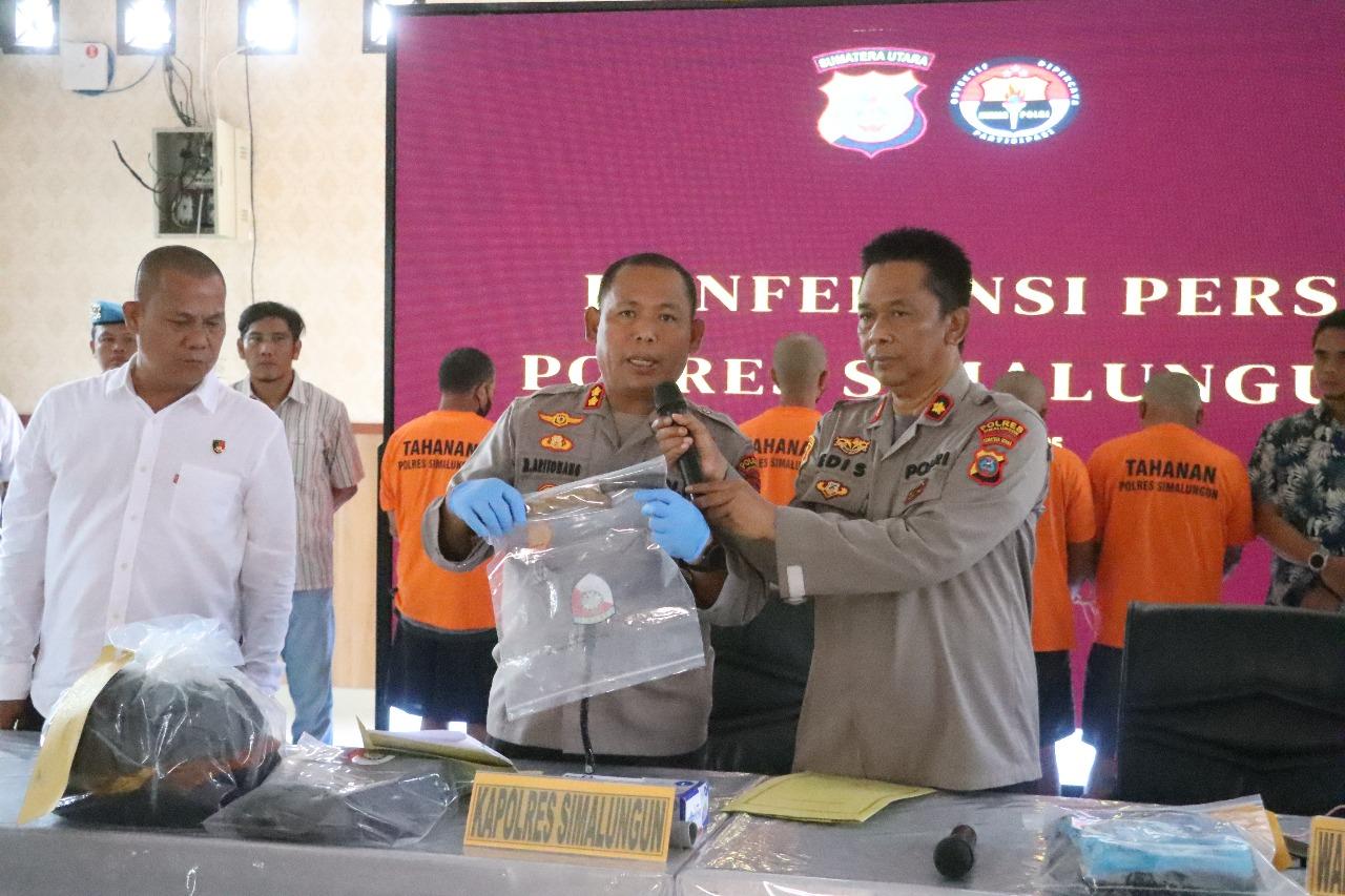 Sat Narkoba Polres Simalungun 110 Kasus, Sita 1,1 Kg Sabu dalam 7 Bulan - Tribun-medan.com