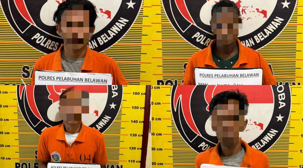 Sat Narkoba Polres Pelabuhan Belawan Tangkap Pengedar dan Tiga Pengguna ...
