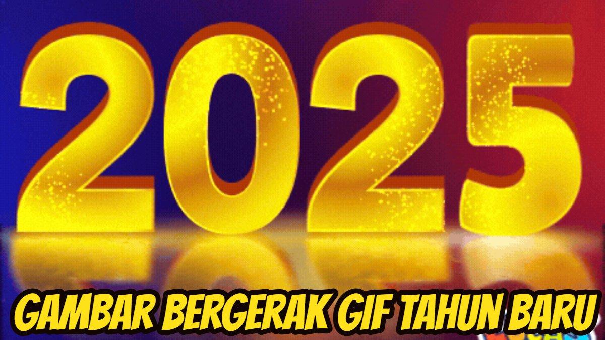 10 Gambar Bergerak GIF Tahun Baru 2025, Cocok Dibagikan ke Facebook ...