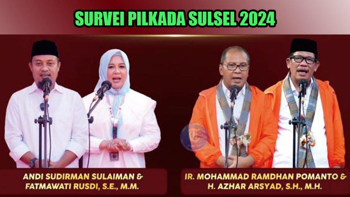6 Hasil Survei Pilkada Sulsel 2024, Andi Sudirman vs Danny Pomanto, Terjawab Elektabilitas ...