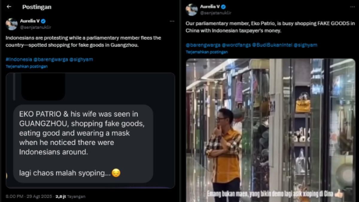 Sosok Viona Rosalina Istri Eko Patrio, Diduga Shopping di China Bareng ...