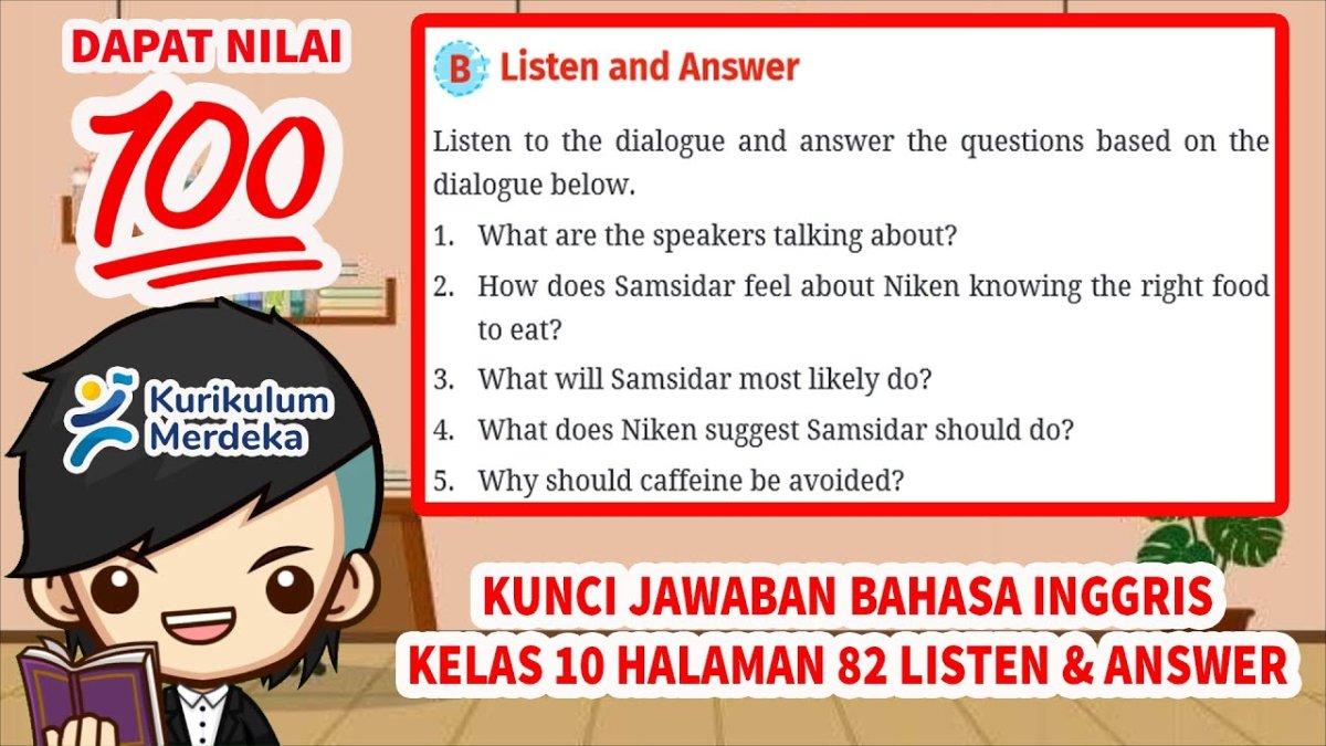 Soal & Kunci Jawaban Bahasa Inggris Kelas 10 SMA Halaman 82 Chapter 4 : Dialog Healthy Foods ...