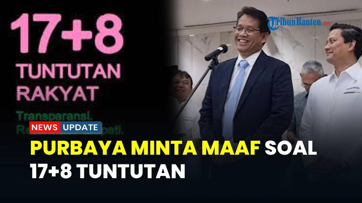 Baru Menjabat, Menkeu Purbaya Yudhi Langsung Minta Maaf, Sri Mulyani Sebut Gaya Bicaranya Koboy ...