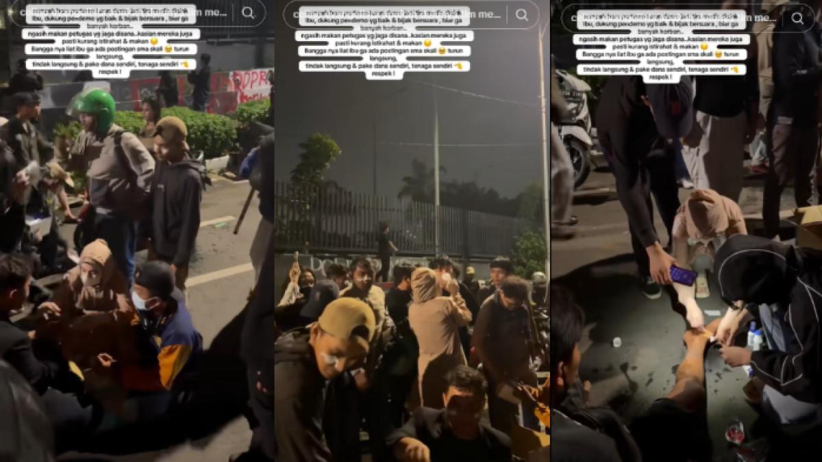 Tanpa Koar-koar di Medsos, Celine Evangelista Turun Langsung saat Demo ...