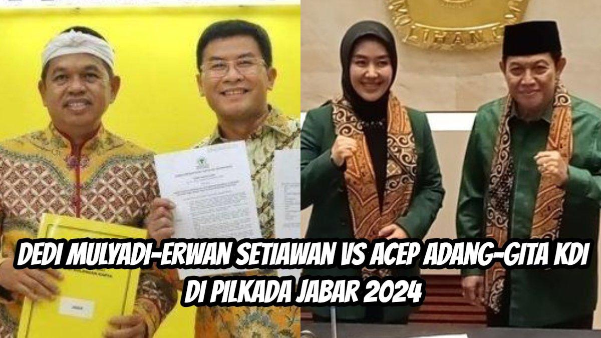 Video Siap Lawan Dedi Mulyadi-Erwan, PKB Usung Acep Adang-Gita di Pilgub Jabar, Cek ...