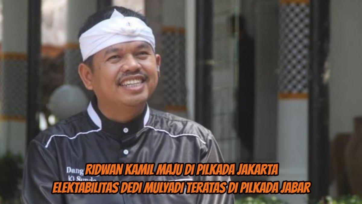 Survei Terbaru Pilgub Jabar 2024, Elektabilitas Dedi Mulyadi Unggul Telak, Kalahkan Susi ...