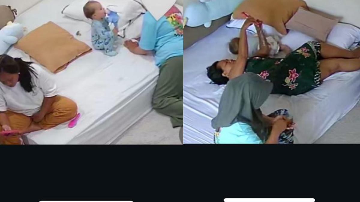 Foto-foto Eks Pengasuh Kamari Asyik Main Hp Saat Jaga Anak Jennifer ...
