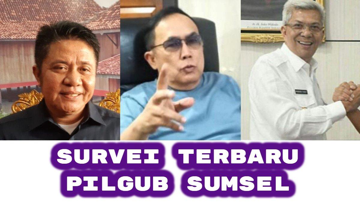 Hasil Survei Pilkada Sumsel 2024 Elektabilitas Herman Deru vs Mawardi vs Eddy Santana, Siapa ...