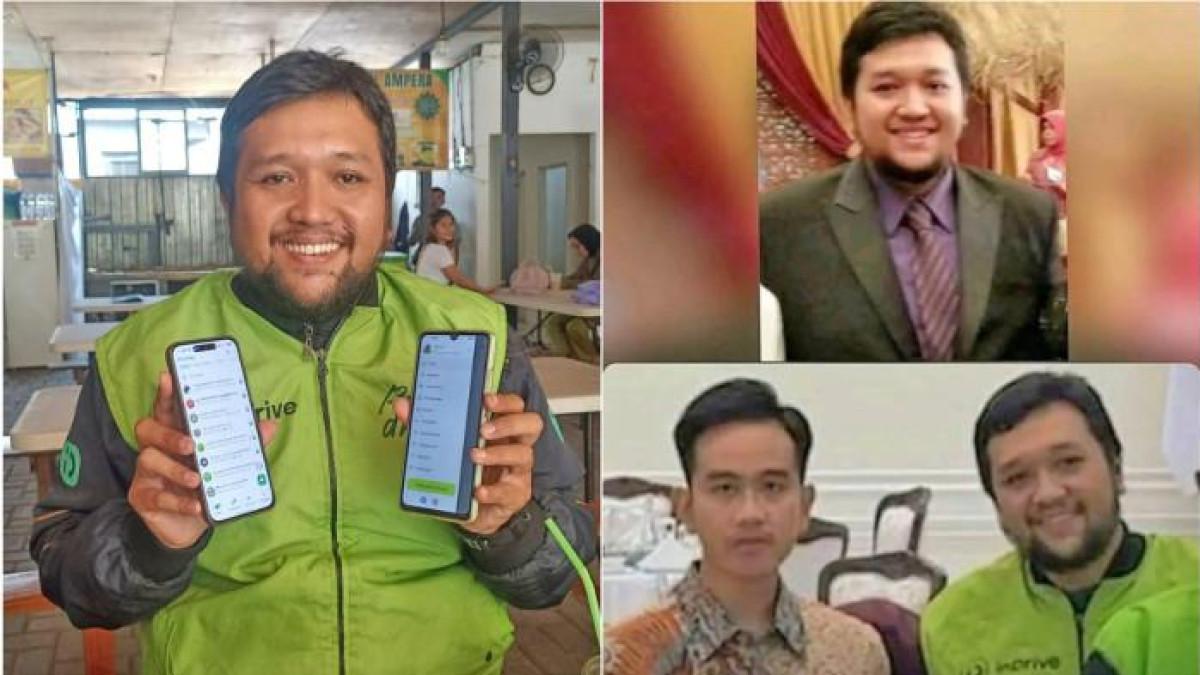 Ini Profesi Lain Doni Pratama Ojol yang Temui Gibran, Penampilan Keren, Pakai Sepatu Air Jordan ...