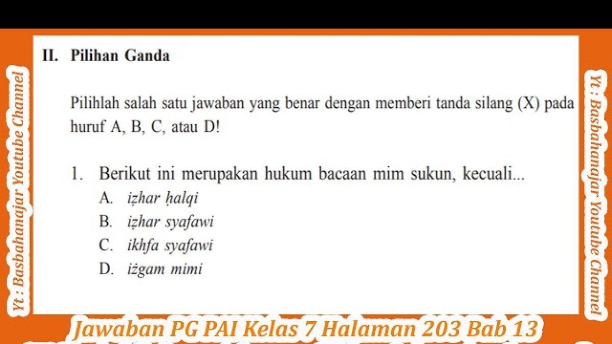 Kunci Jawaban PAI Kelas 7 Halaman 203-206 Bab 13: Apa saja Macam-macam Sabar? - Halaman 3 ...
