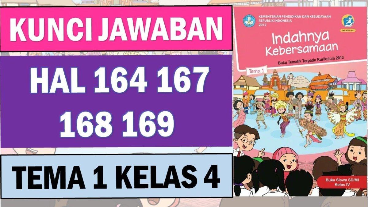 Kunci Jawaban Tema 1 Kelas 4 SD Halaman 164-169: Apa Keragaman Sosial Budaya Jawa Tengah ...