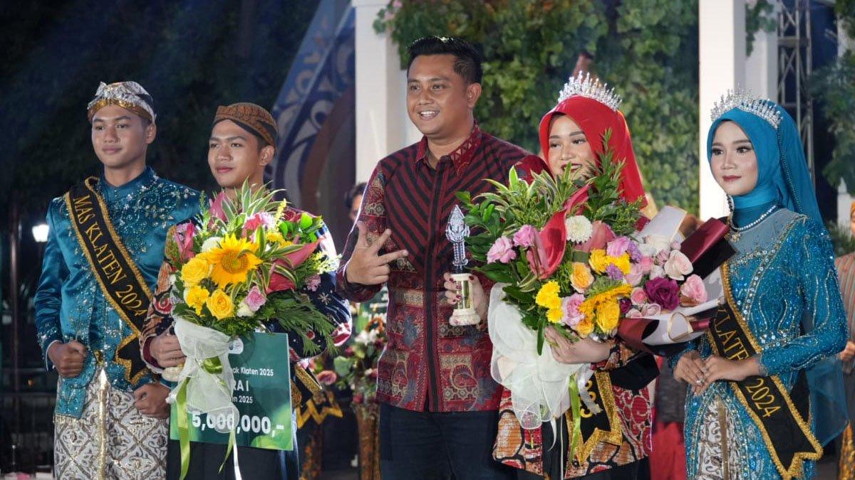 Rasya dan Awa Dinobatkan sebagai Mas dan Mbak Klaten 2025, Simbol Estafet Generasi Muda ...