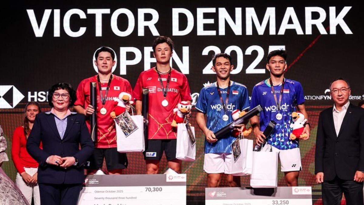 Sosok Fajar Alfian Pebulutangkis Asal Indonesia, Keok di Final Denmark Open 2025 Lawan Wakil ...