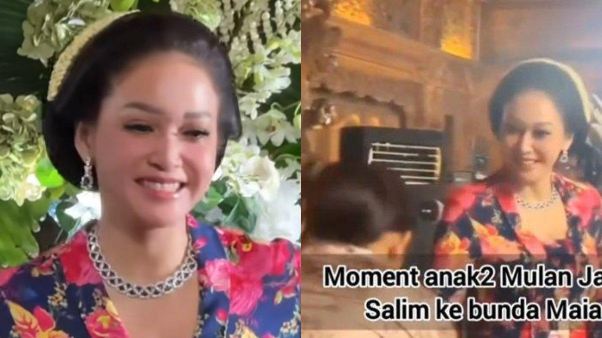 Sikap Anak Mulan Jameela saat Bertemu Maia Estianty di Siraman Al ...