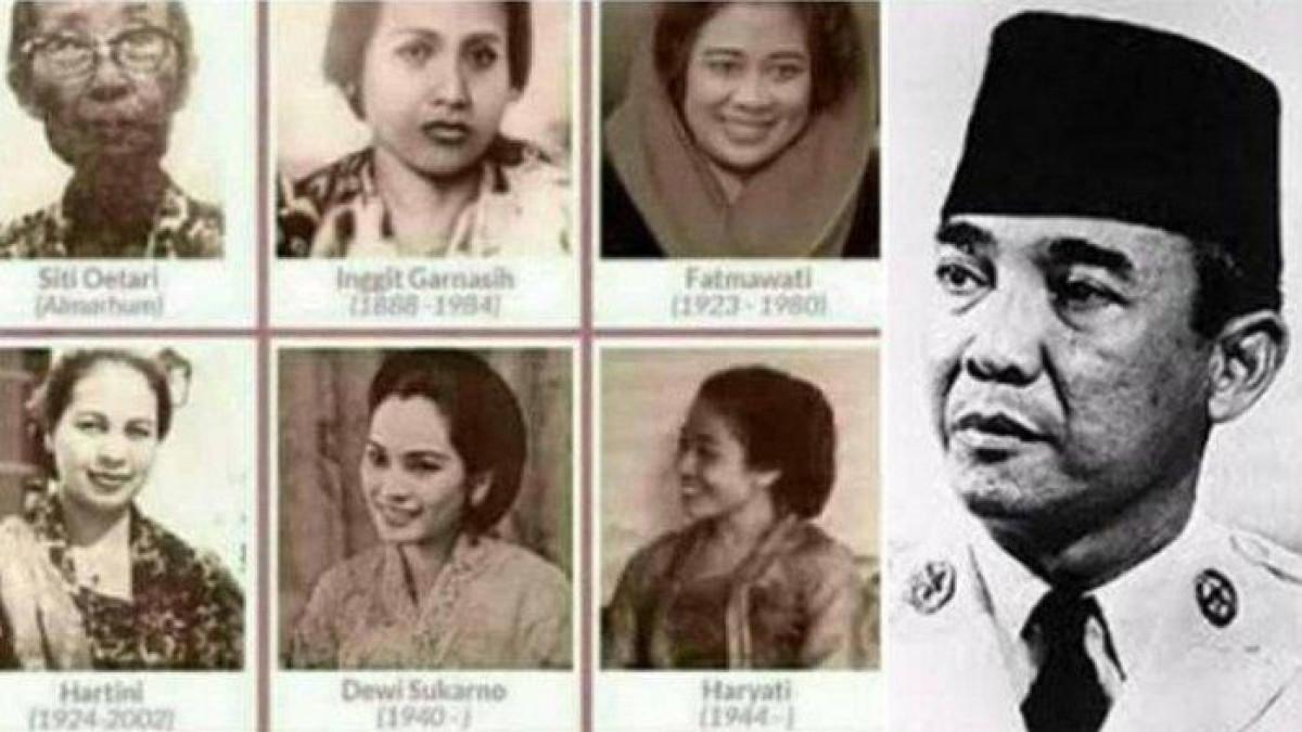 Sosok 9 Istri Ir Soekarno, Siti Oetari hingga Ratna Sari Dewi, Yurike ...