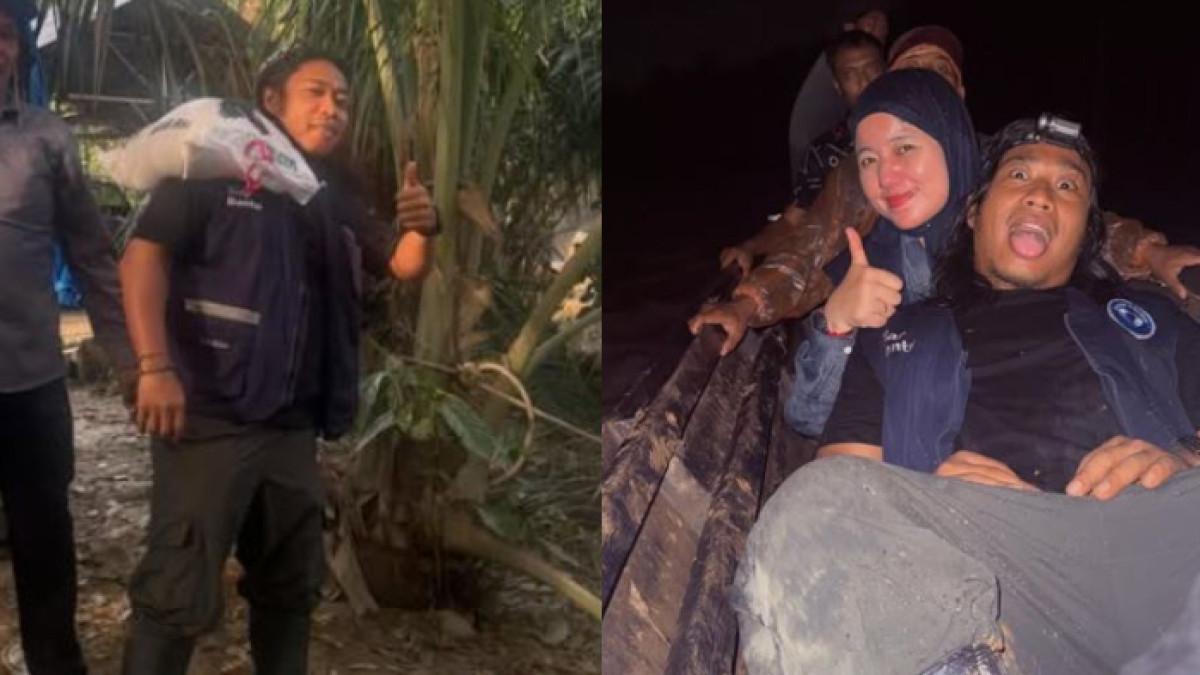 Sosok Ayi Qorry, Istri Praz Teguh Dampingi Suami Salurkan Bantuan ke ...