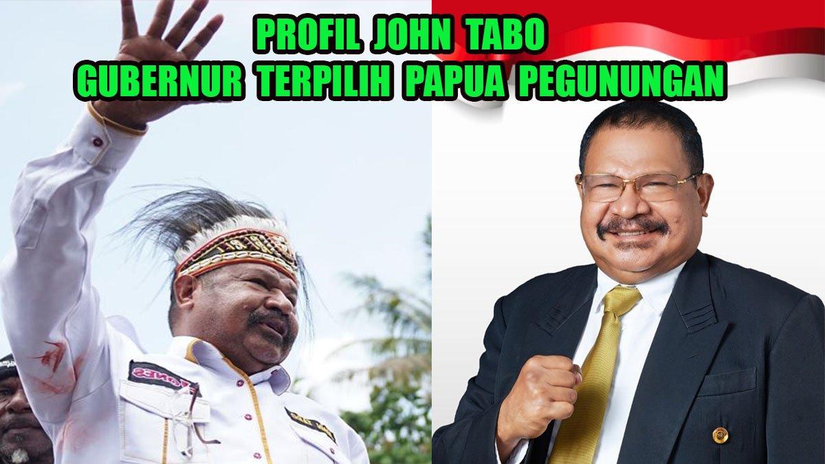 Profil John Tabo Gubernur Terpilih di Pilkada Papua Pegunungan 2024, Eks Bupati dan Ketua DPRD ...
