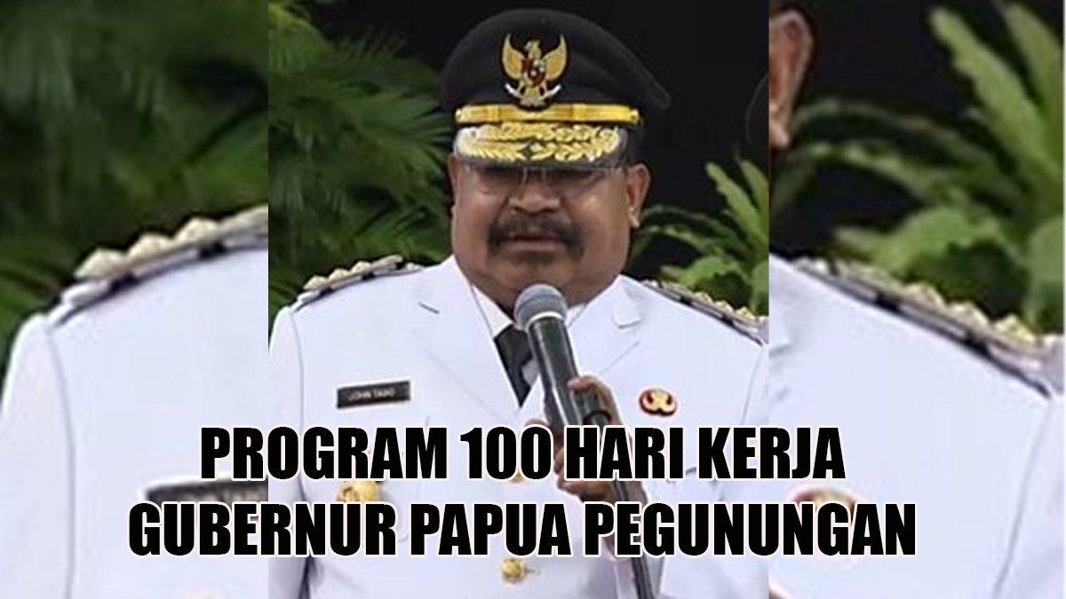 Program 100 Hari Kerja Gubernur Papua Pegunungan John Tabo, Ada 5 Fokus untuk Percepat ...