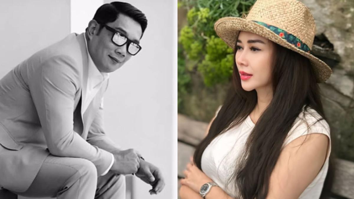 Ridwan Kamil Ternyata Pernah Lukis Sosok Wanita Pakai Dress Merah, Aura Kasih juga Gambar Tema ...