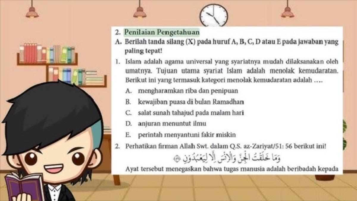 Soal & Kunci Jawaban PAI Kelas 10 SMA Halaman 258 259 260 261 262: Menerapkan Al Kulliyatual ...