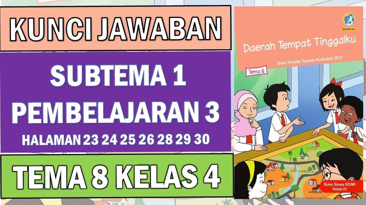 Soal & Kunci Jawaban Tema 8 Kelas 4 SD Halaman 27 28 29 30: Pesan pada ...