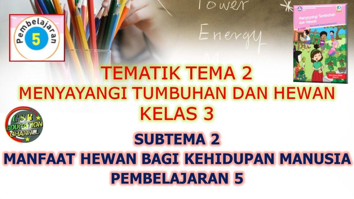Soal & Kunci Jawaban Tematik 2 Subtema 2 Kelas 3 SD Pembelajaran 5 Halaman 91 93 dan 94 ...