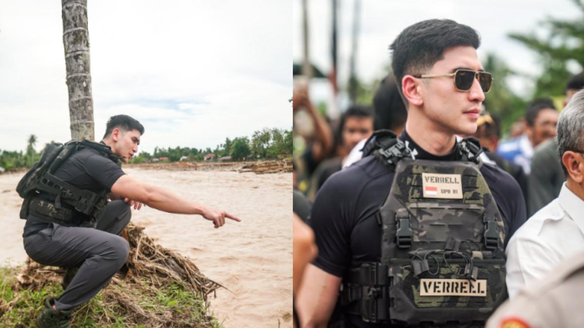 Verrell Bramasta Kunjungi Banjir Sumatra Pakai Rompi Mirip Anti Peluru ...