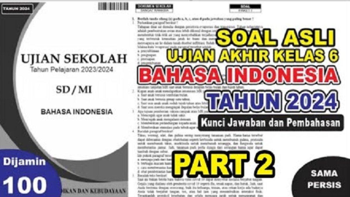 Kunci Jawaban Soal Ujian Sekolah Bahasa Indonesia Kelas 6 : Apa Makna Kata Bermuka Dua ...