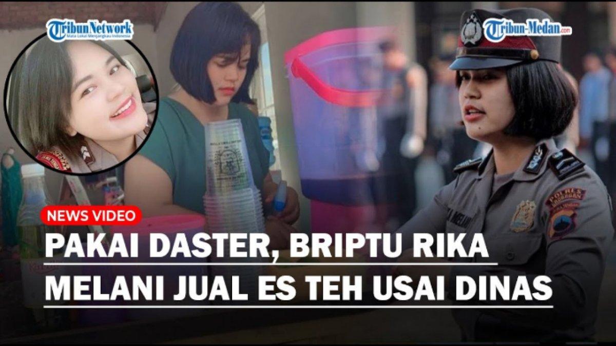 'Gak Bisa Diam', Polwan Cantik Ini Tak Malu Pakai Daster Jualan Es Teh ...