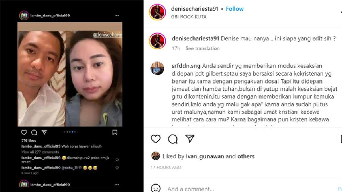 Unggah Foto Regi Datau, Denise Chariesta Blak-blakan Tanyakan Hal Ini, Makin Berani! - Halaman ...
