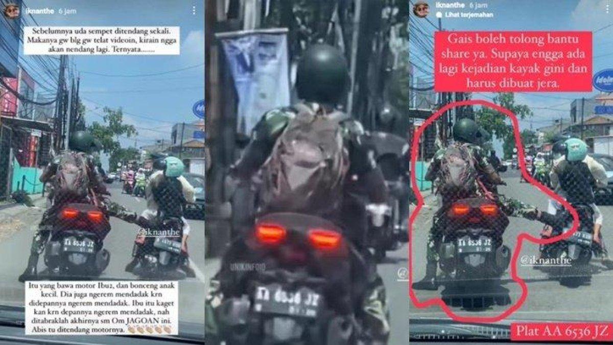 Tendang Ibu Pengendara Motor di Bekasi, Terkuak Nasib Oknum TNI Kini, Kena Sanksi: Agar Tak ...