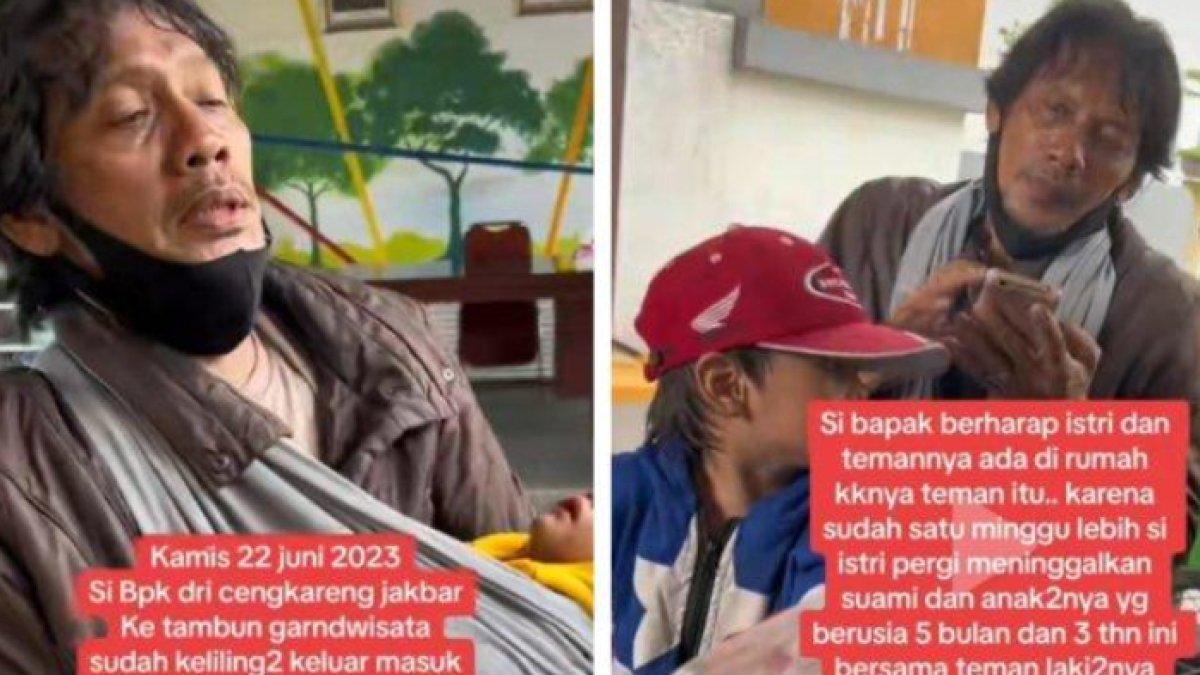 MIRIS! Istri Dibawa Kabur Teman Sendiri, Suami Bawa Anak Mencarinya ...