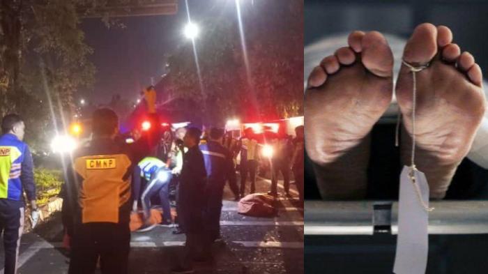 TRAGIS! Kecelakaan Maut di Exit Tol Plumpang, Mobil Terbalik hingga ...