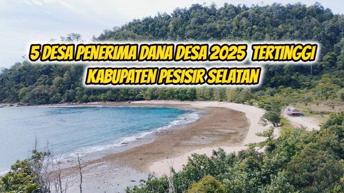 5 Desa Penerima Dana Desa 2025 Tertinggi di Kabupaten Pesisir Selatan ...