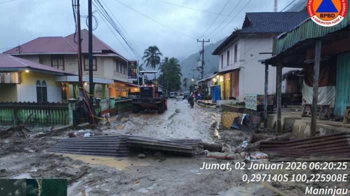 Jalur Lubuk Basung-Maninjau Putus Total, Material Banjir Bandang ...