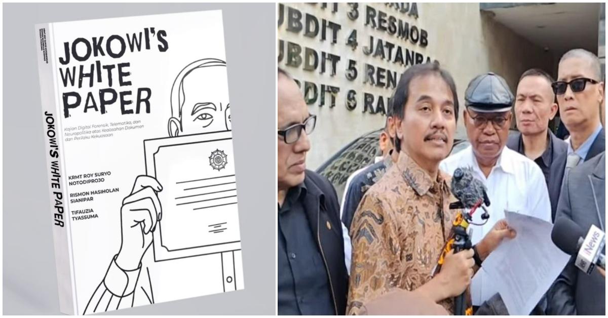 Isi Buku Jokowi's White Paper Karya Roy Suryo, Dokter Tifa dan Rismon ...