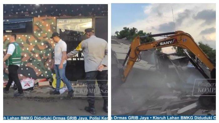 Markas GRIB Jaya Dirobohkan, Polisi Bongkar Dugaan Penguasaan Ilegal Lahan BMKG di Tangsel ...