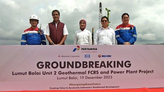 Pertamina Geothermal Energy Groundbreaking PLTP Lumut Balai Unit 2, Kapasitas Terpasang 55 MW ...