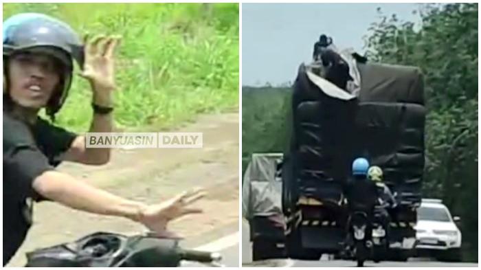 Detik-detik Bajing Loncat Beraksi di Jalintim Palembang-Betung KM 25 ...