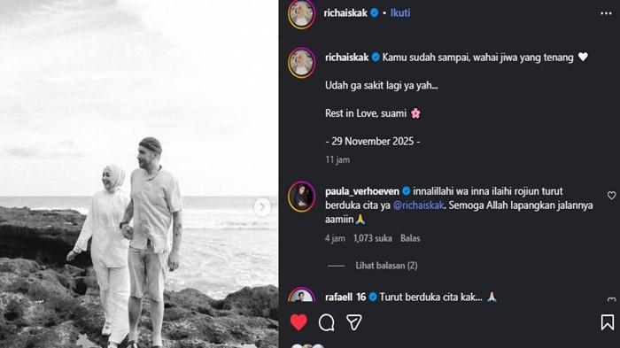 Pengakuan Richa Iskak Cium Bau Wangi saat Pemakaman Suaminya, Jadi Saksi Gary Iskak Orang Baik ...
